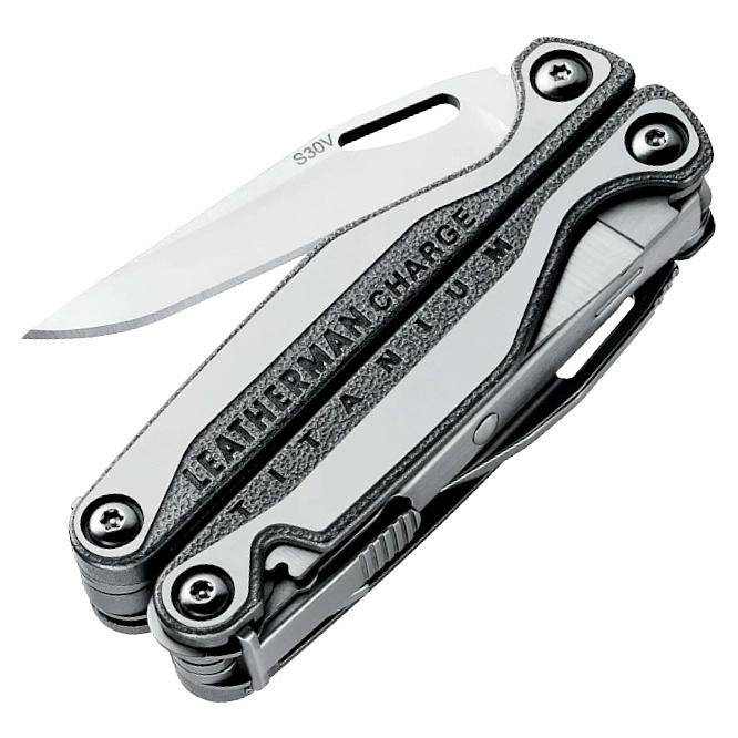 LEATHERMAN | Leatherman Charge Plus TTI Titanium Multitool + Black ...
